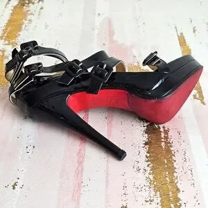 Christian Louboutin | Shoes | Christian Louboutin Differa Black Patent ...